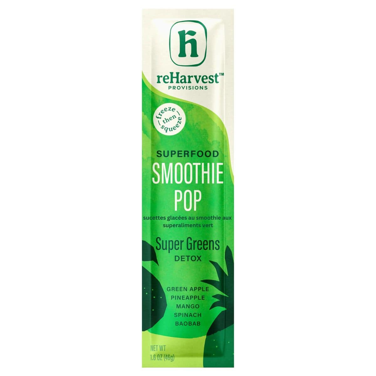 reHarvest Superfood Smoothie Pops Super Greens at NaturaMarket
