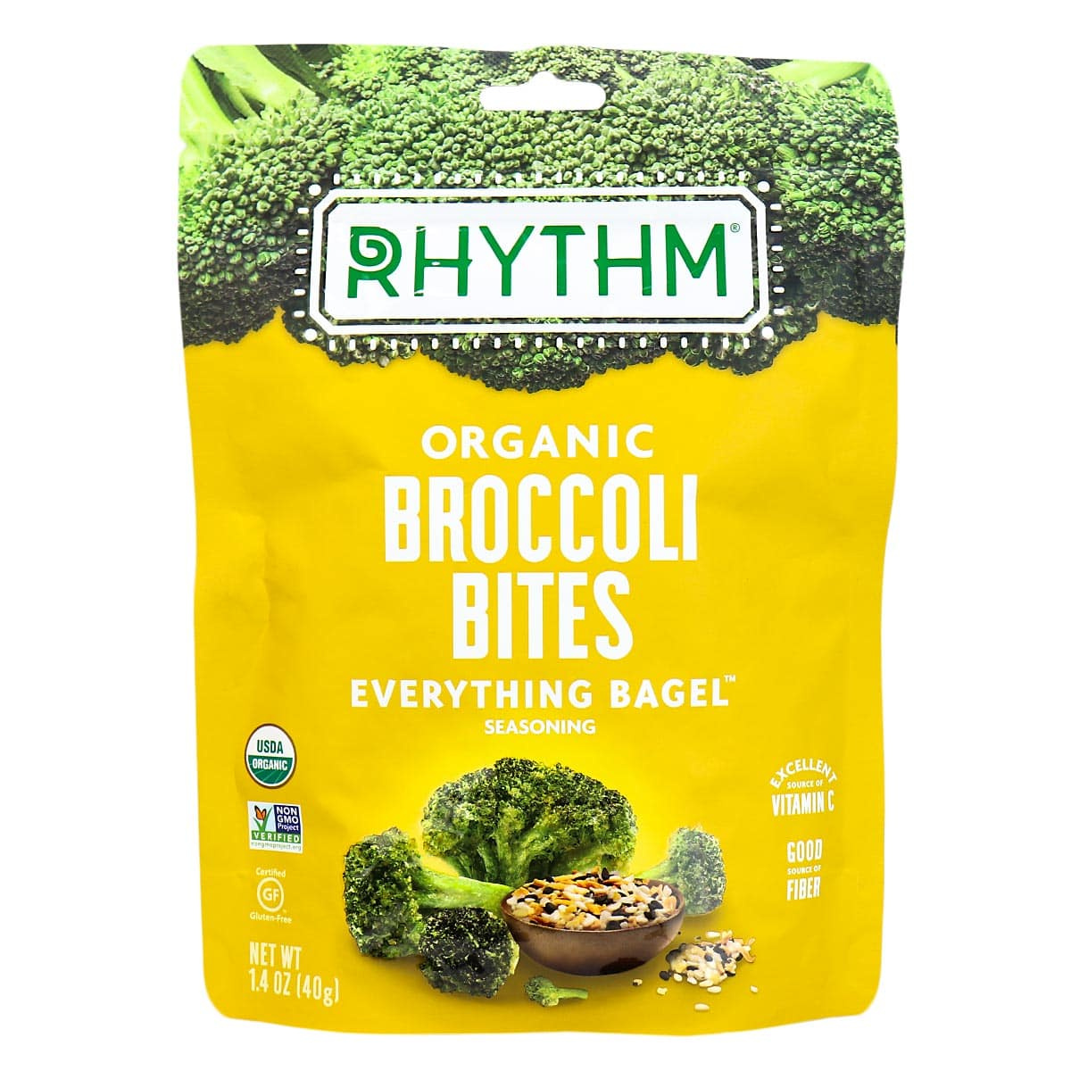 Rhythm Superfoods Broccoli Everything Bagel at Natura Market