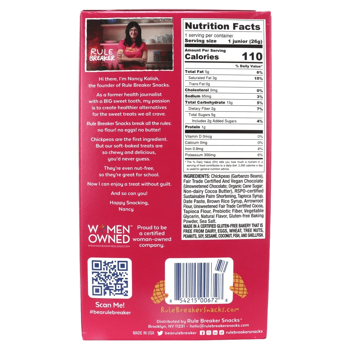 Rule Breaker Allergen-Free Chocolate Brownie at Natura Market