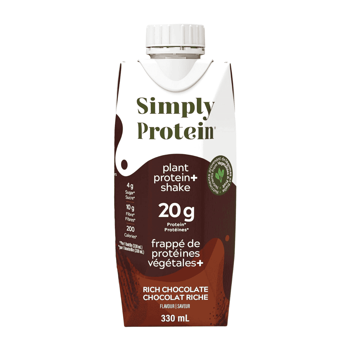 Simply Protein Ready-To-Drink Plant Based Protein Shake Rich Chocolate ...