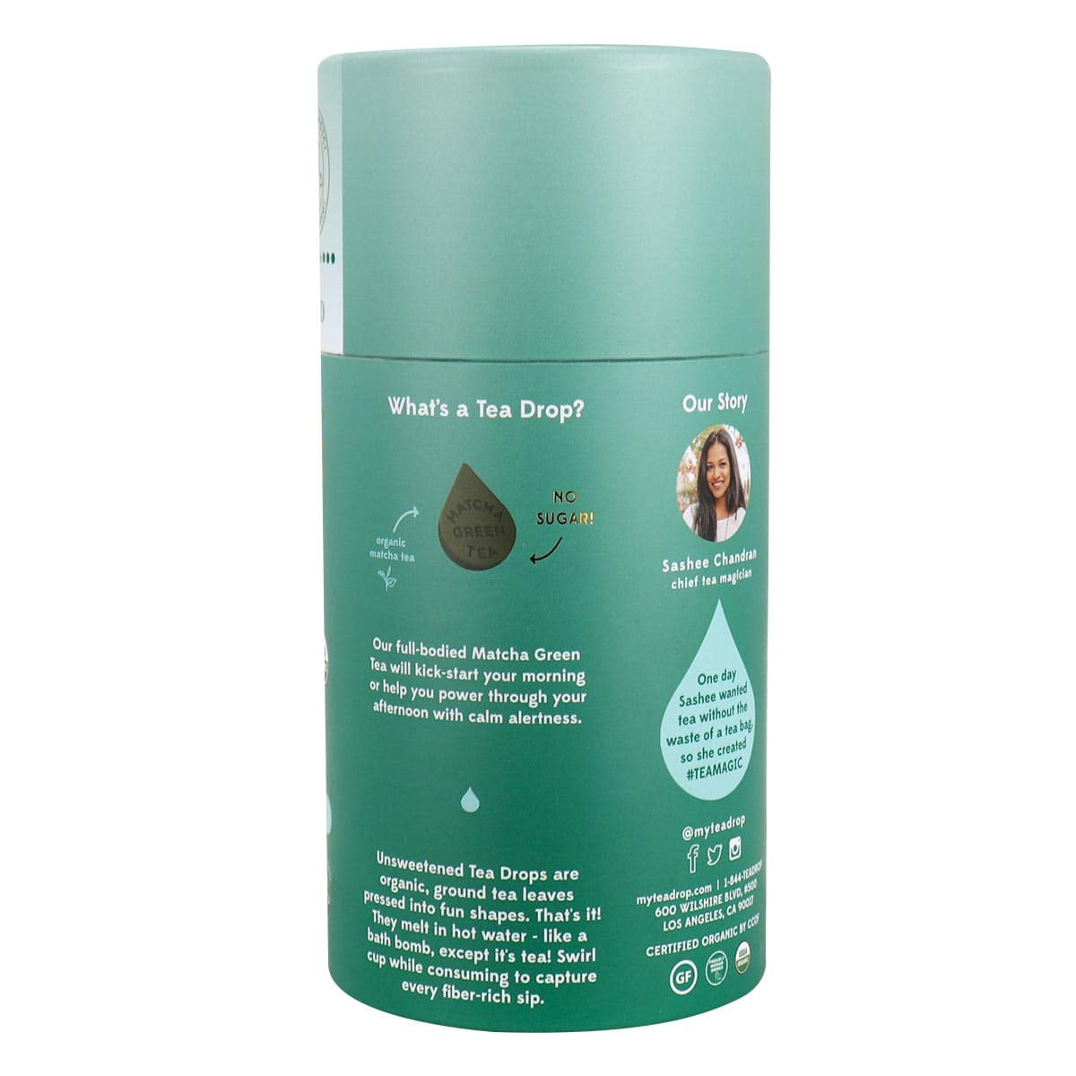 Tea Drops Matcha Green Tea Unsweetened at Natura Market