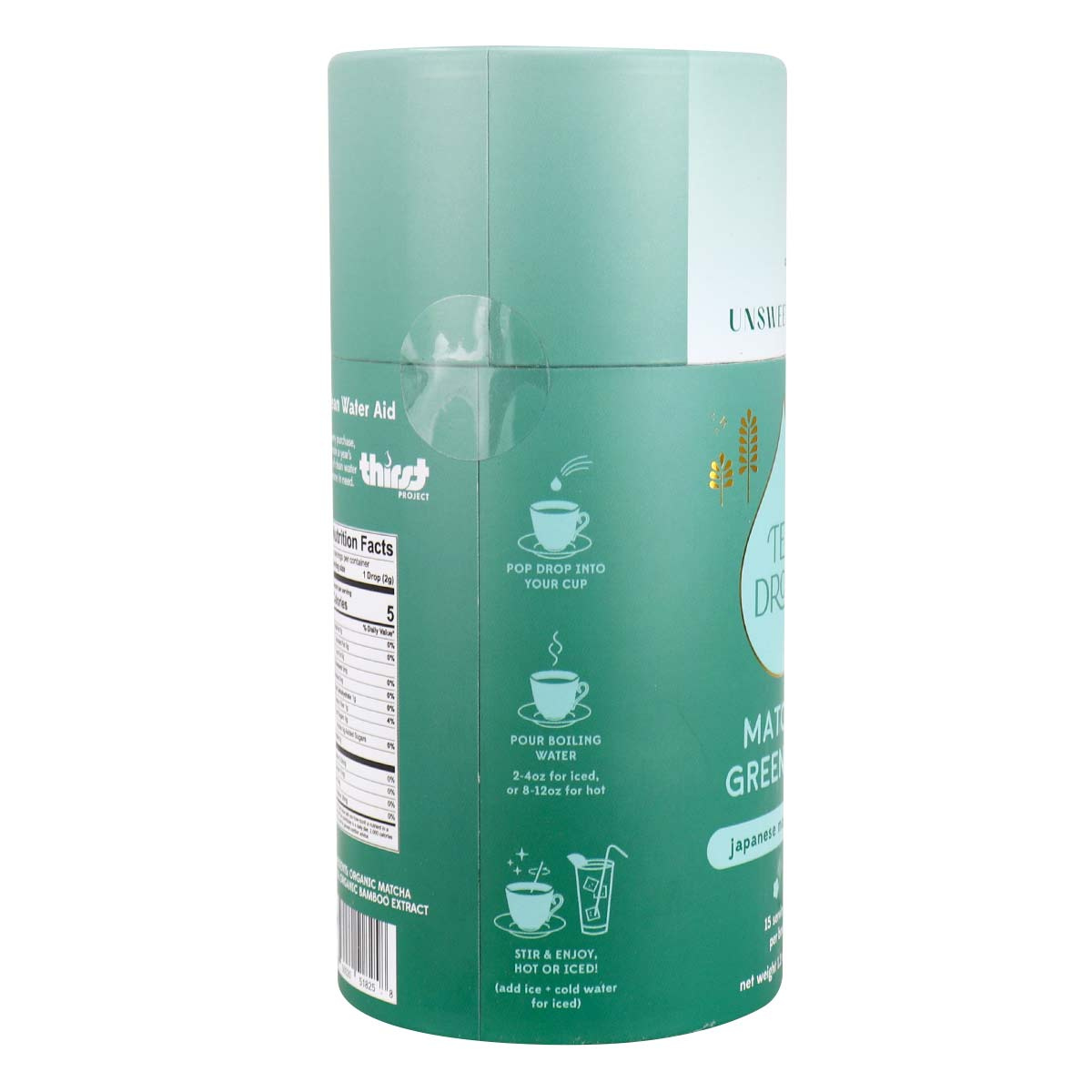 Tea Drops Matcha Green Tea Unsweetened at Natura Market