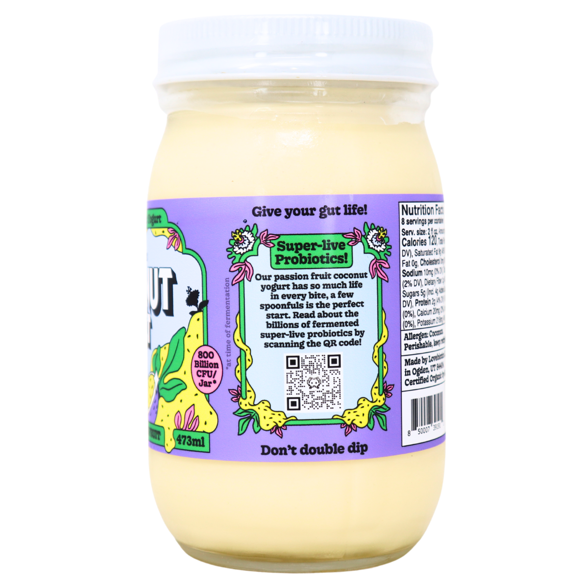 The Coconut Cult Probiotic Coconut Yogurt Wild Passion Fruit at ...