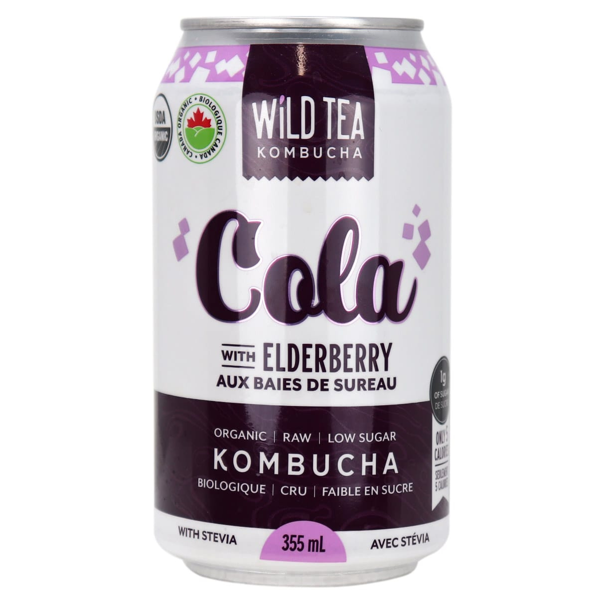 Wild Tea Kombucha Low Sugar Cola Elderberry at Natura Market