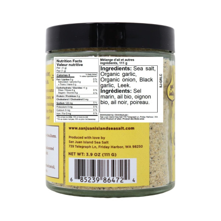 San Juan Island Sea Salt Garlic and Friends Blend at Natura Market