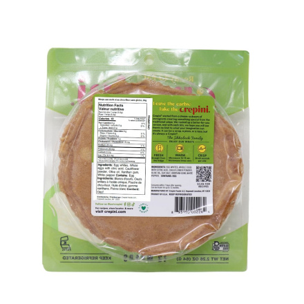 Crepini Gluten-Free Cauliflower Egg Wraps at Natura Market