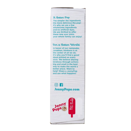 JonnyPops Organic Mini Popsicles Sour Blue Raspberry Splash at Natura ...