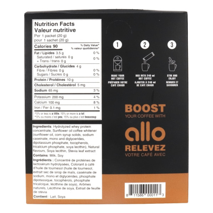Allo Protein Creamer For Coffee Caramel at Natura Market