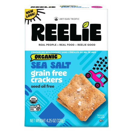 Artisan Tropic Organic Grain-Free Crackers Sea Salt at NaturaMarket