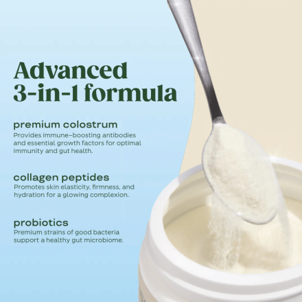 Bloom Nutrition Unflavoured Colostrum & Collagen Peptides at NaturaMarket
