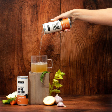 Broya Grass-Fed Beef Bone Broth Can at NaturaMarket