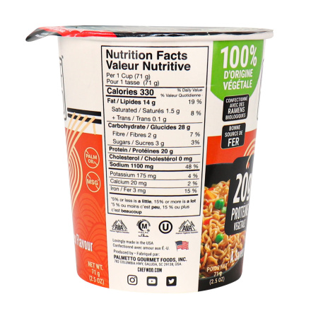 Chef Woo Plant Based Ramen 6 Pack At Natura Market