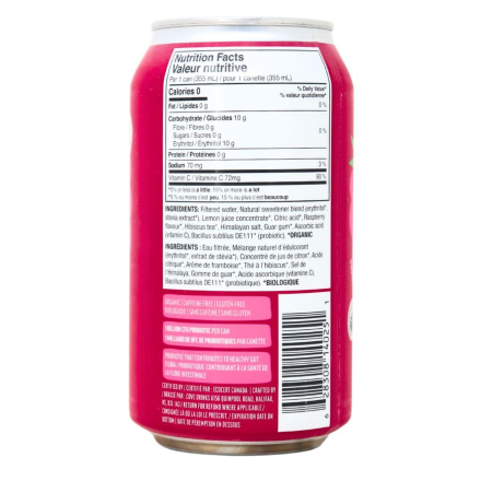 Cove Zero Sugar Probiotic Soda Raspberry at NaturaMarket