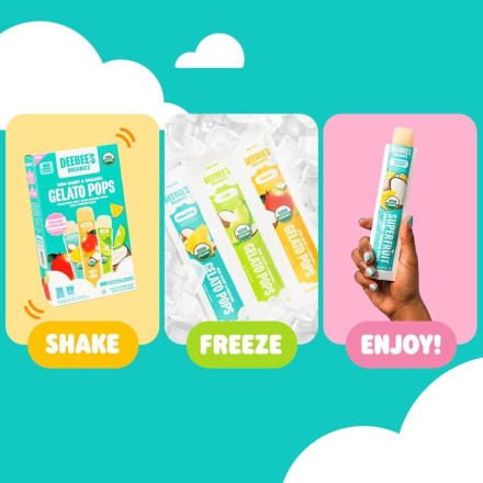 DeeBee’s Organics Non-Dairy Gelato Pops at NaturaMarket