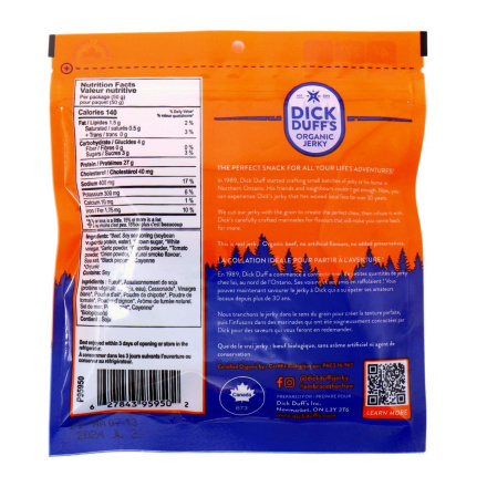 Dick Duff’s Organic Beef Jerky Sweet Chipotle at NaturaMarket