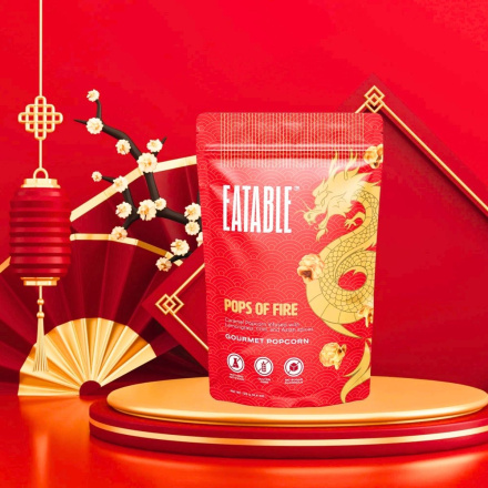 EATABLE Gourmet Popcorn Pops Of Fire at NaturaMarket