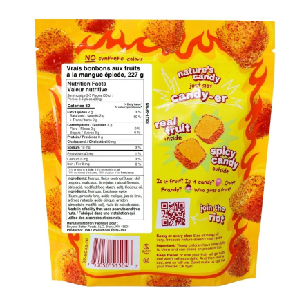 Fruit Riot Chili Lime Spicy Mango Frozen Snack at NaturaMarket