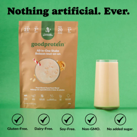 Good Protein All-In-One Shake Superfood Blend Peanut Butter at NaturaMarket