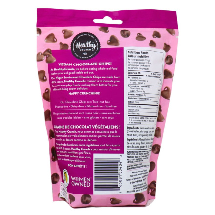 Healthy Crunch Semi-Sweet Chocolate Chips at Natura Market