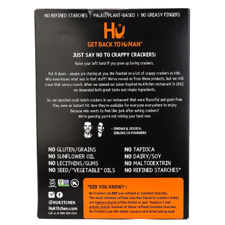 Hu Grain-Free Crackers Pizza at NaturaMarket