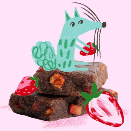 Happy Wolf Allergen-Free Snack Bars Strawberry at NaturaMarket