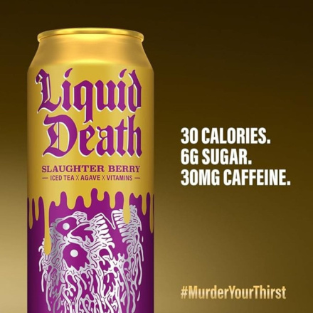 Liquid Death Iced Tea Slaughtered Berry at NaturaMarket