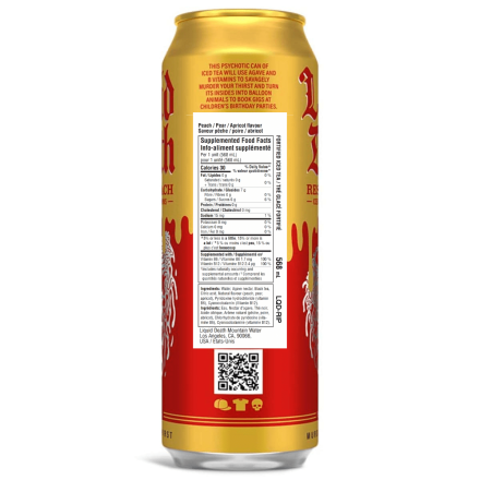 Liquid Death Iced Tea Rest In Peach at Natura Market