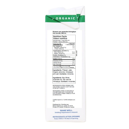 MALK Organic Almond Milk at NaturaMarket