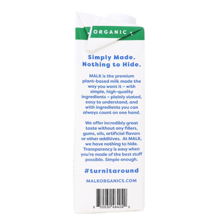 MALK Organic Almond Milk at NaturaMarket