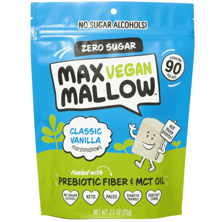 Max Sweets Sugar-Free Vegan Classic Vanilla Marshmallows at NaturaMarket