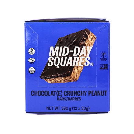 Mid-Day Squares Functional Chocolate Bar Crunchy Peanut at NaturaMarket