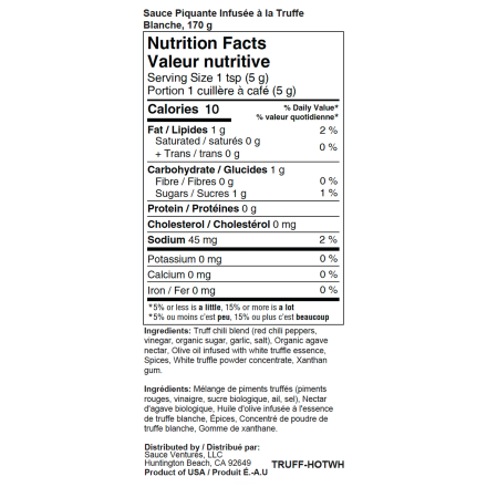 Truff Hot Sauce Infused with White Truffle at Natura Market