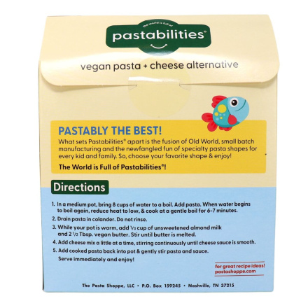 Pastabilities Mac And Cheese Sea Life Pasta Shapes at NaturaMarket