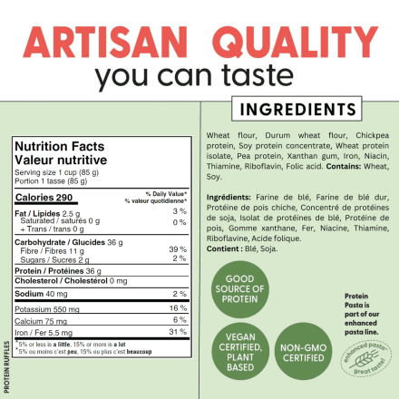 Pastabilities High Protein Pasta Ruffles at NaturaMarket