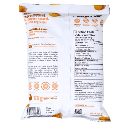 Plant Up High Protein Puffs Maple Masala at NaturaMarket