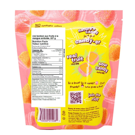 Fruit Riot Real Fruit Candy Sour Mango Mix at NaturaMarket