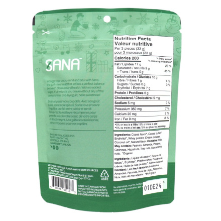 Sana No Added Sugar Chocolaty Bites Irish Cream at Natura Market