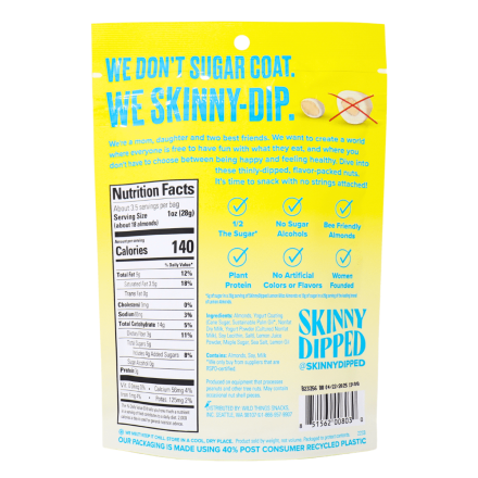 Skinny Dipped Almonds Lemon Bliss in Canada | Lower Sugar Candy ...