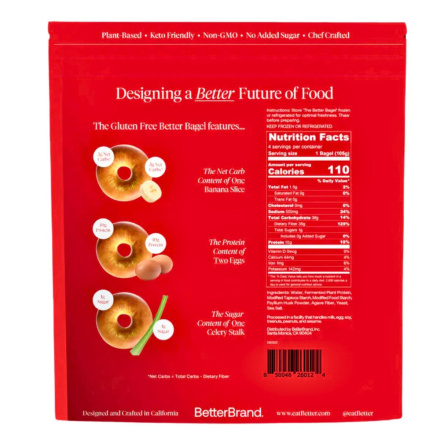 The Better Bagel Gluten-Free Low Carb High Protein Bagels at NaturaMarket