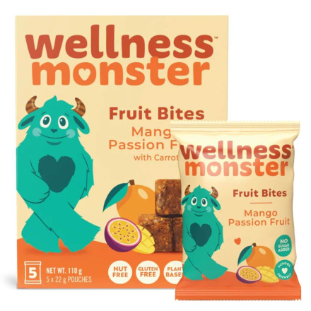 Wellness Monster Mango Passion Fruit Fruit Bites at NaturaMarket