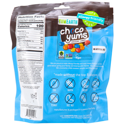 YumEarth ChocoYums Chocolate Candies Pack at Natura Market