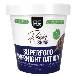 Be Raw Protein Superfood Overnight Oat Raisin at Natura Market