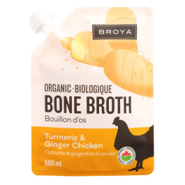 Broya Organic Chicken Bone Broth Turmeric & Ginger at NaturaMarket