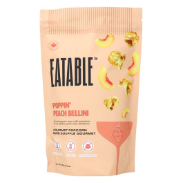 EATABLE Gourmet Popcorn Poppin’ Peach Bellini at NaturaMarket