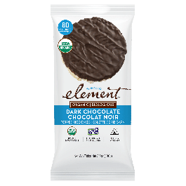 Element Snacks Dark Chocolate Rice Cakes at Natura Market