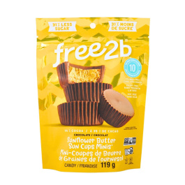 Free2b Chocolate Sunflower Butter Mini Sun Cups at NaturaMarket