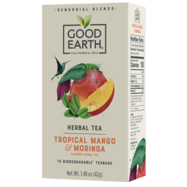 Good Earth Herbal Tea Mango & Moringa at Natura Market