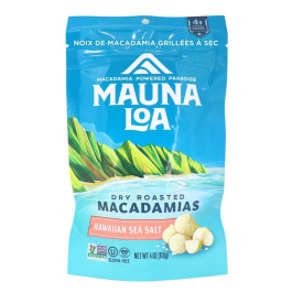 Mauna Loa Roasted Macadamia Nuts Hawaiian Sea Salt at NaturaMarket