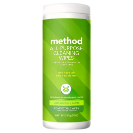 Method All-Purpose Cleaning Wipes Lime Sea Salt at Natura Market