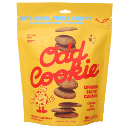 Odd Cookie Bite Sized Thin & Crispy Salted Caramel Cookies at NaturaMarket